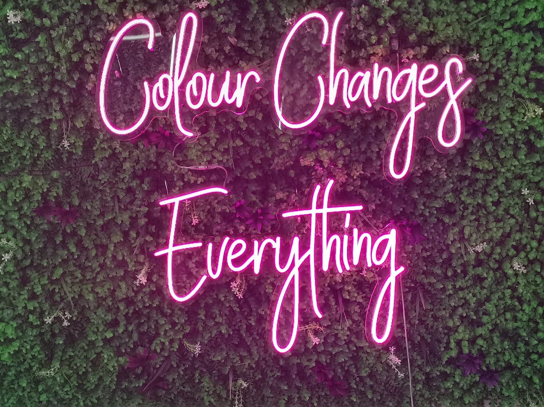Colour Changes Everything Neon Sign – Neon Garage